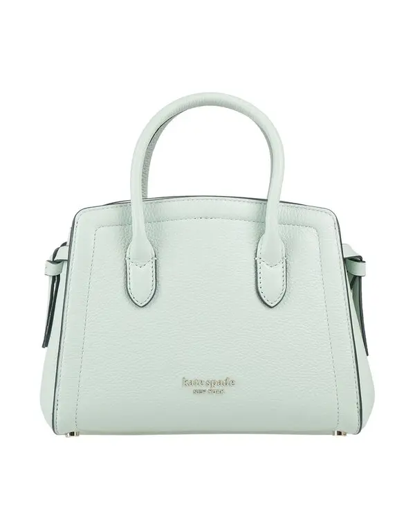Kate Spade New York Leather Handbag In Sage Green - 73% Off